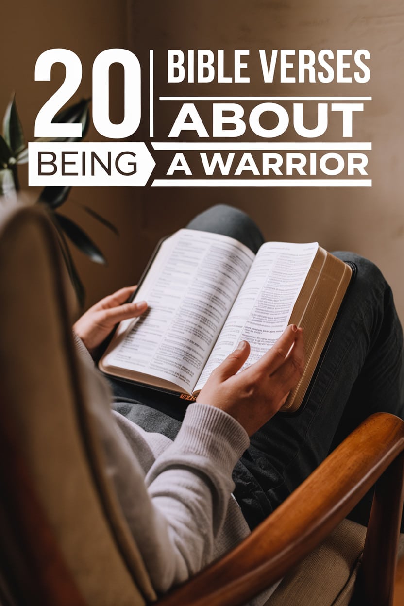 20 Powerful Bible Verses for Courageous Warriors