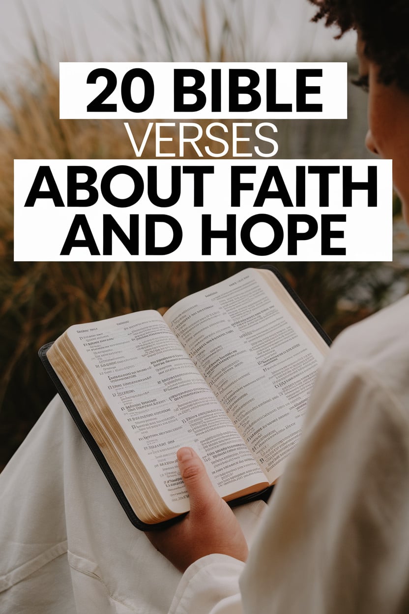 20 Encouraging Bible Verses to Strengthen Your Faith and Hope