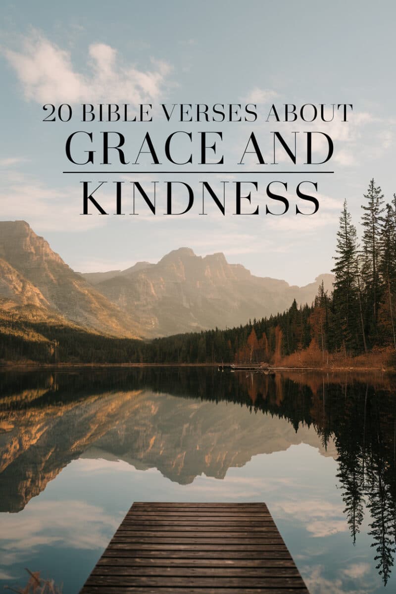 The Convergence of Grace and Kindness: Key Bible Verses