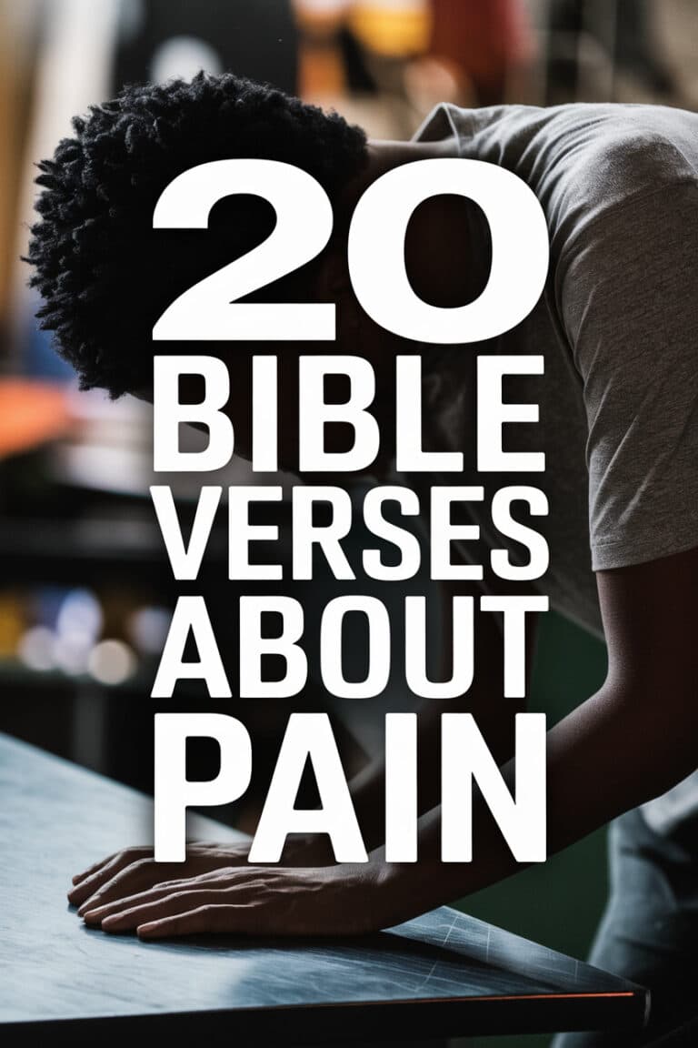 20 Uplifting Bible Verses to Comfort Your Pain