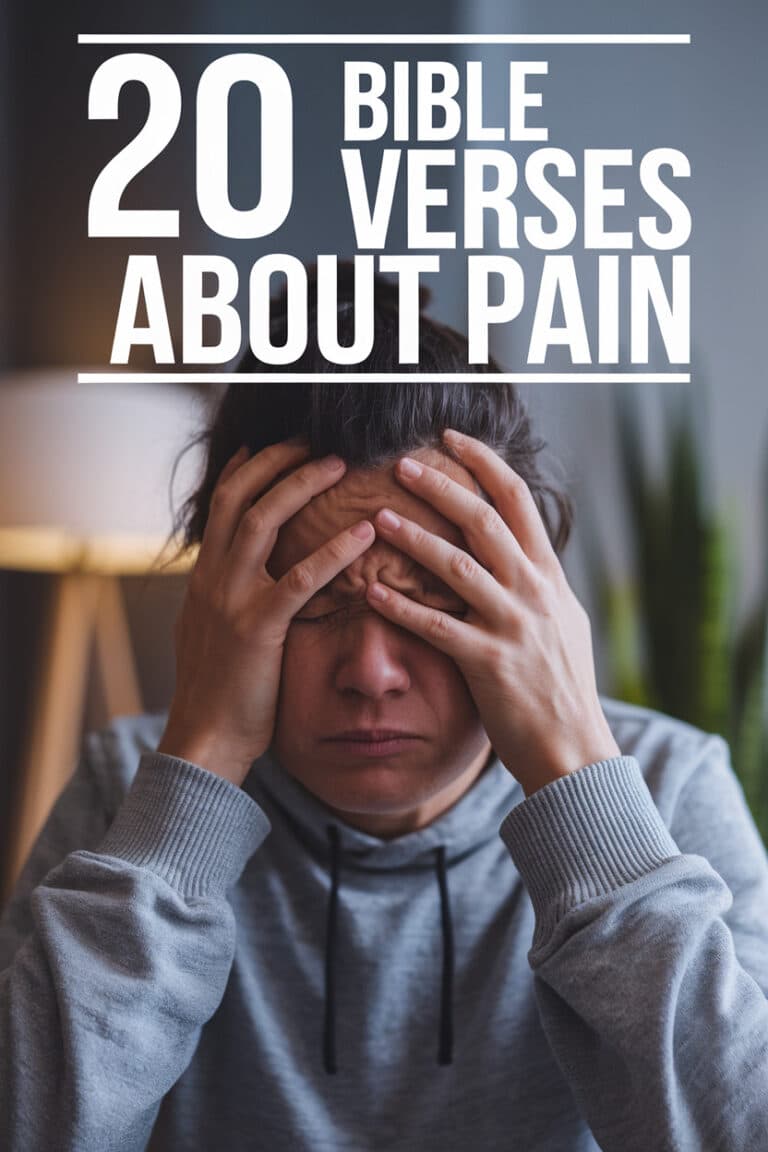 20 Uplifting Bible Verses to Comfort Your Pain