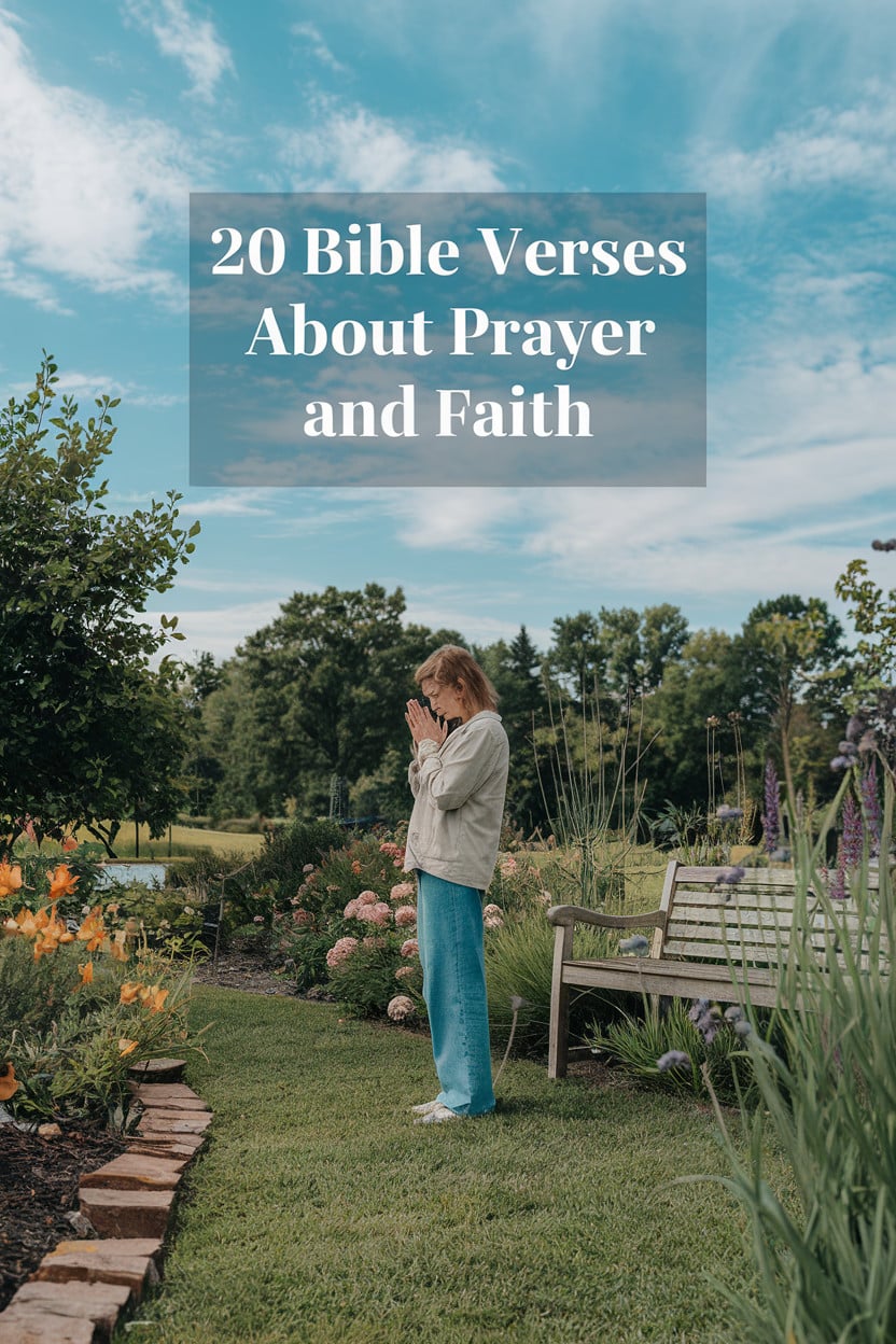 Strengthen Your Belief with 20 Bible Verses About Prayer and Faith