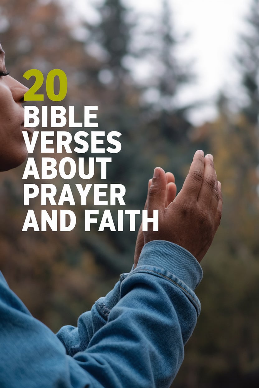 Strengthen Your Belief with 20 Bible Verses About Prayer and Faith