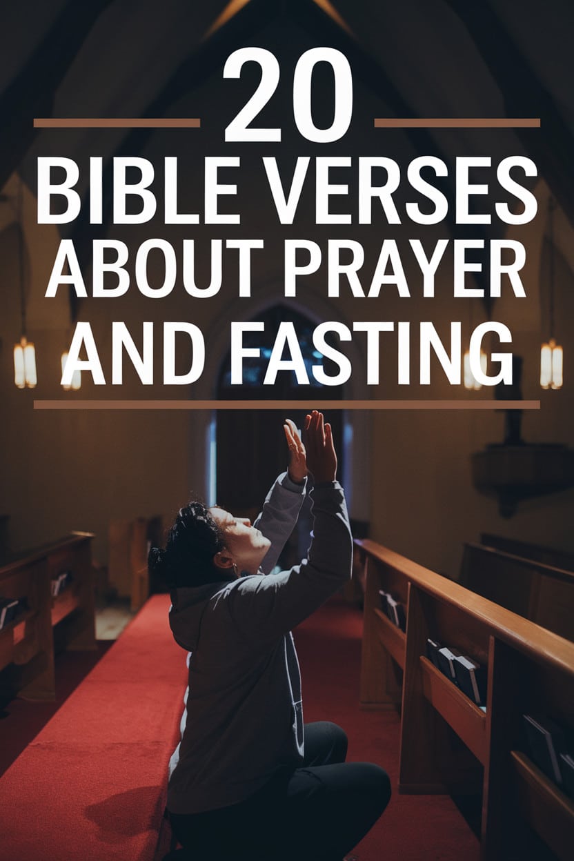 Unlock Spiritual Growth with 20 Bible Verses on Prayer and Fasting