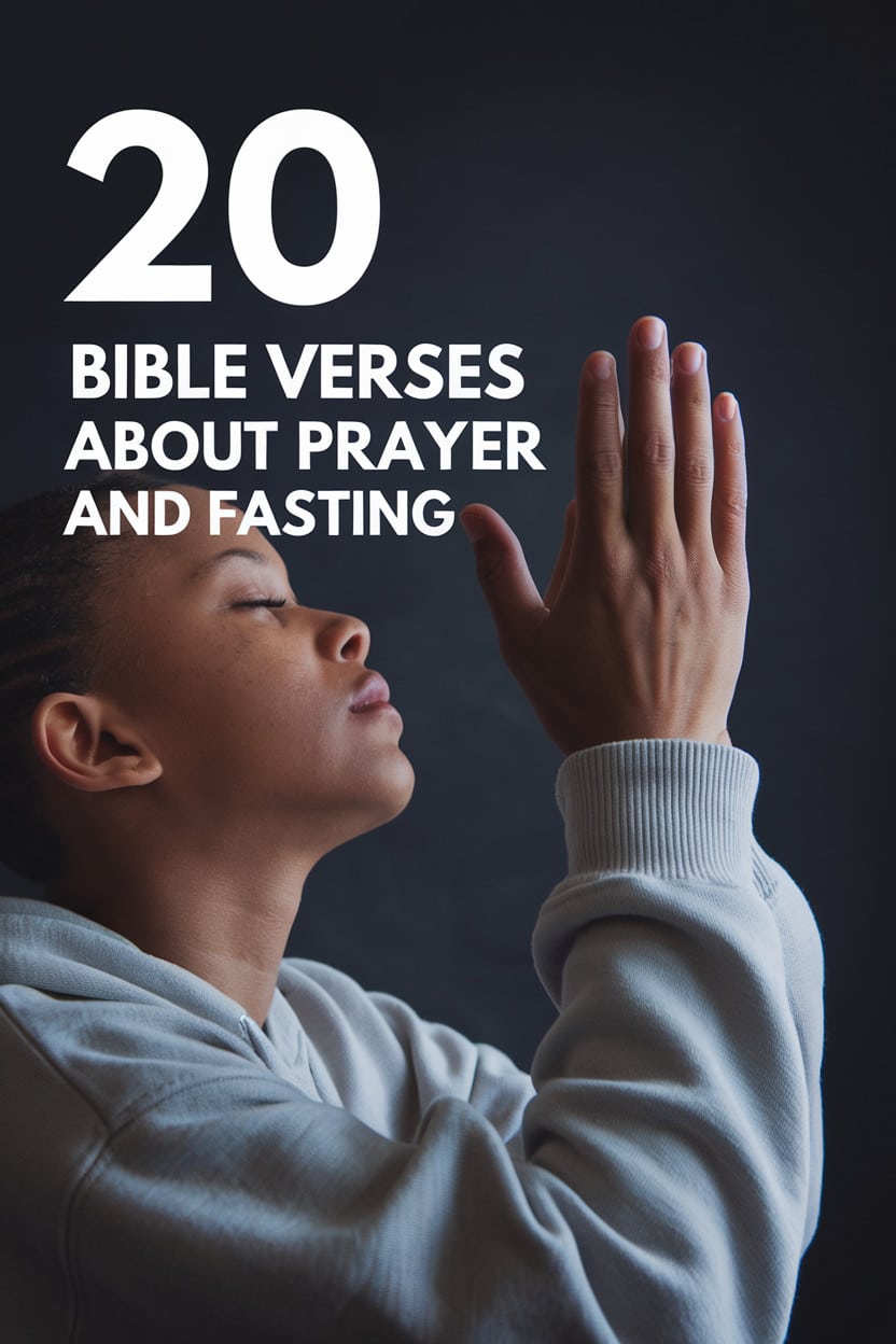 Unlock Spiritual Growth with 20 Bible Verses on Prayer and Fasting