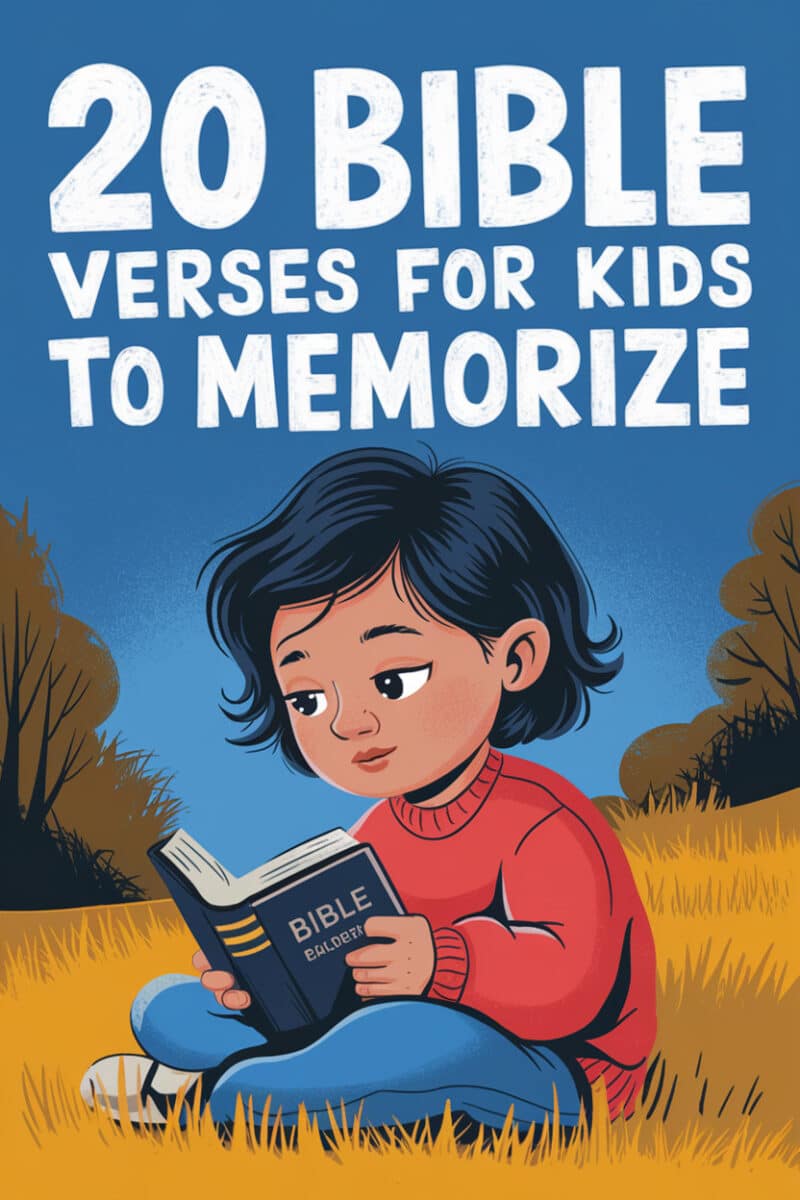 20 Memorable Bible Verses for Kids to Learn