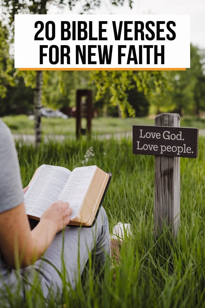 Discover 20 Foundational Bible Verses for New Faith | Boost Your ...