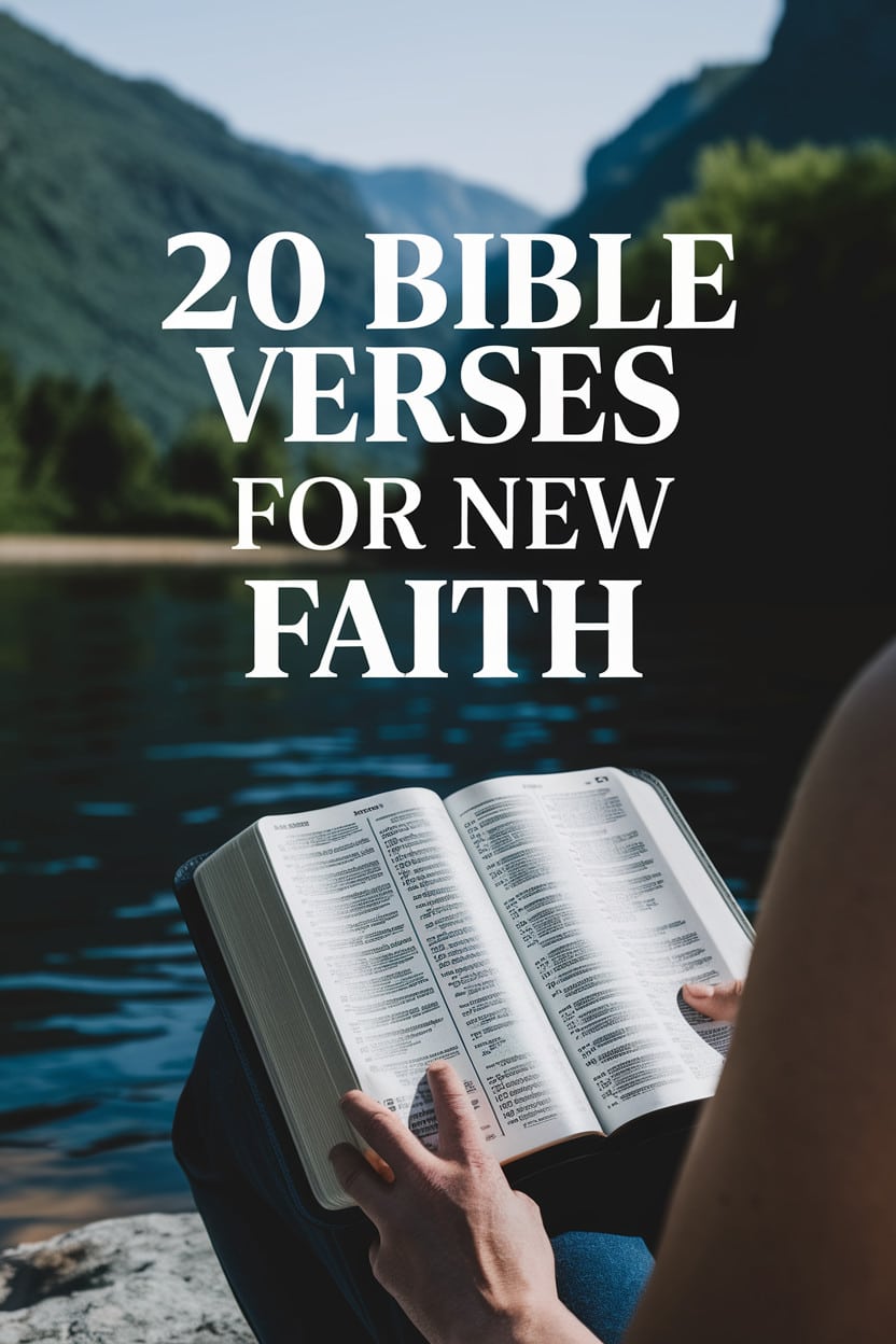 Discover 20 Foundational Bible Verses for New Faith | Boost Your ...