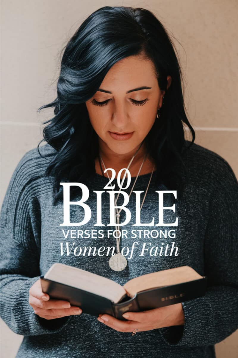 Empowering Women of Faith: 20 Bible Verses for Strength and Courage
