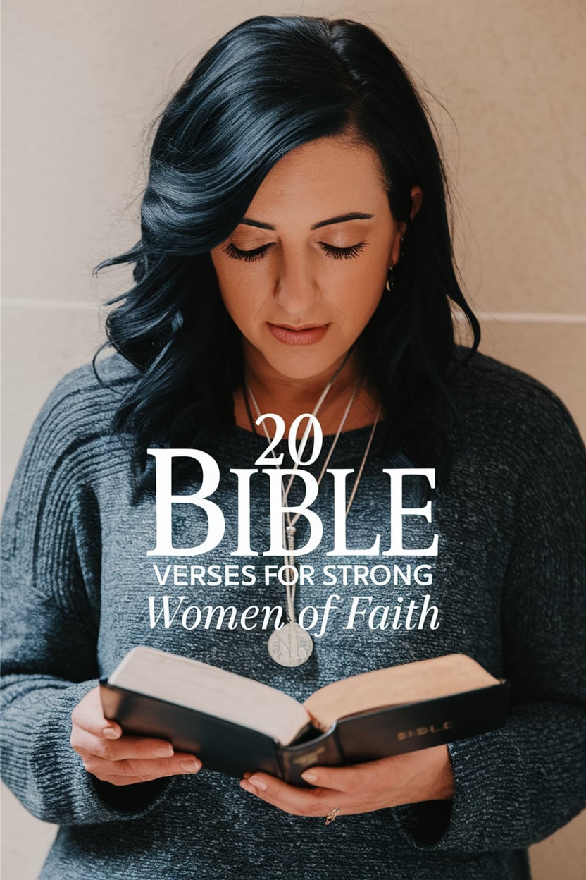 Empowering Women of Faith: 20 Bible Verses for Strength and Courage