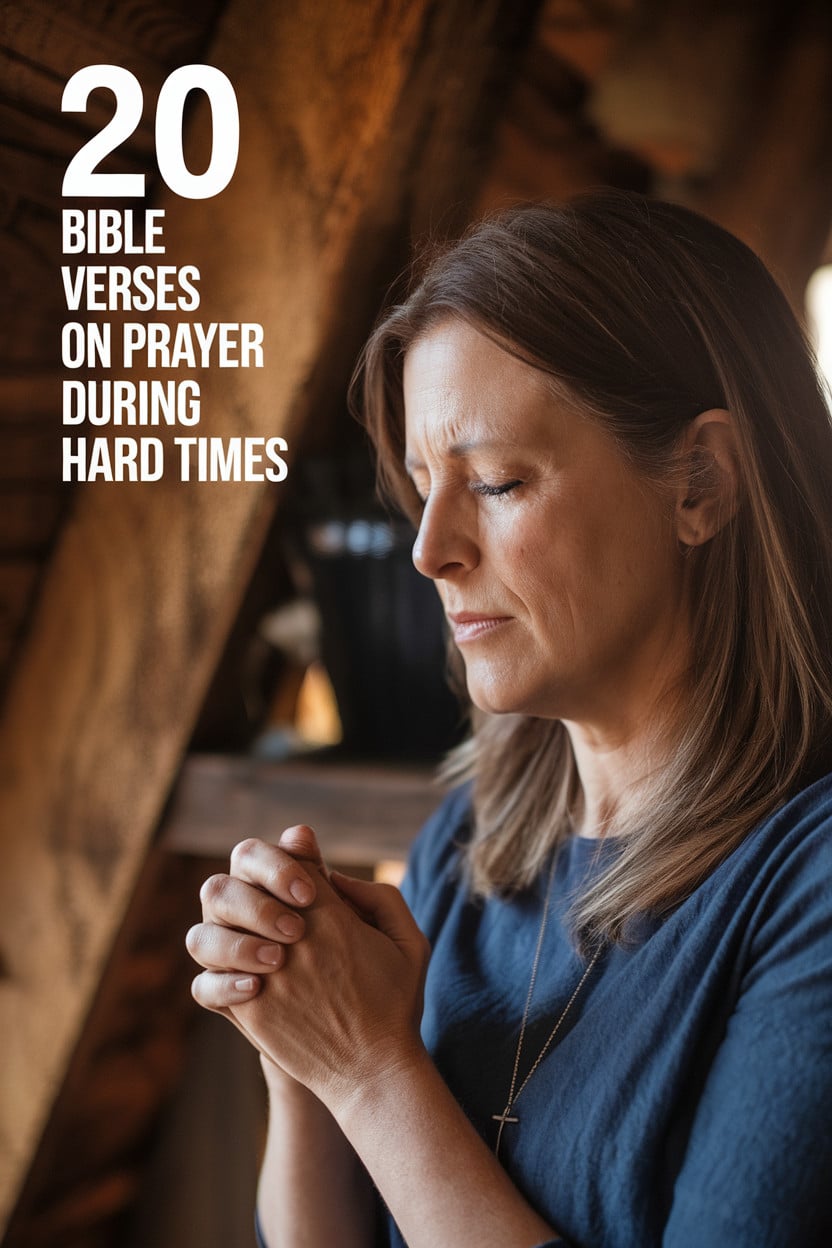 Strength in Prayer: 20 Comforting Bible Verses for Hard Times
