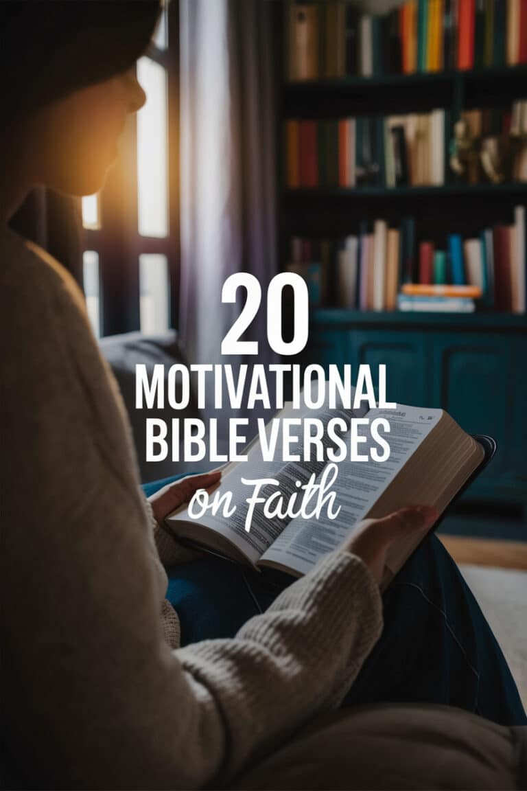 20 Motivational Bible Verses to Fuel Your Faith and Inspire You