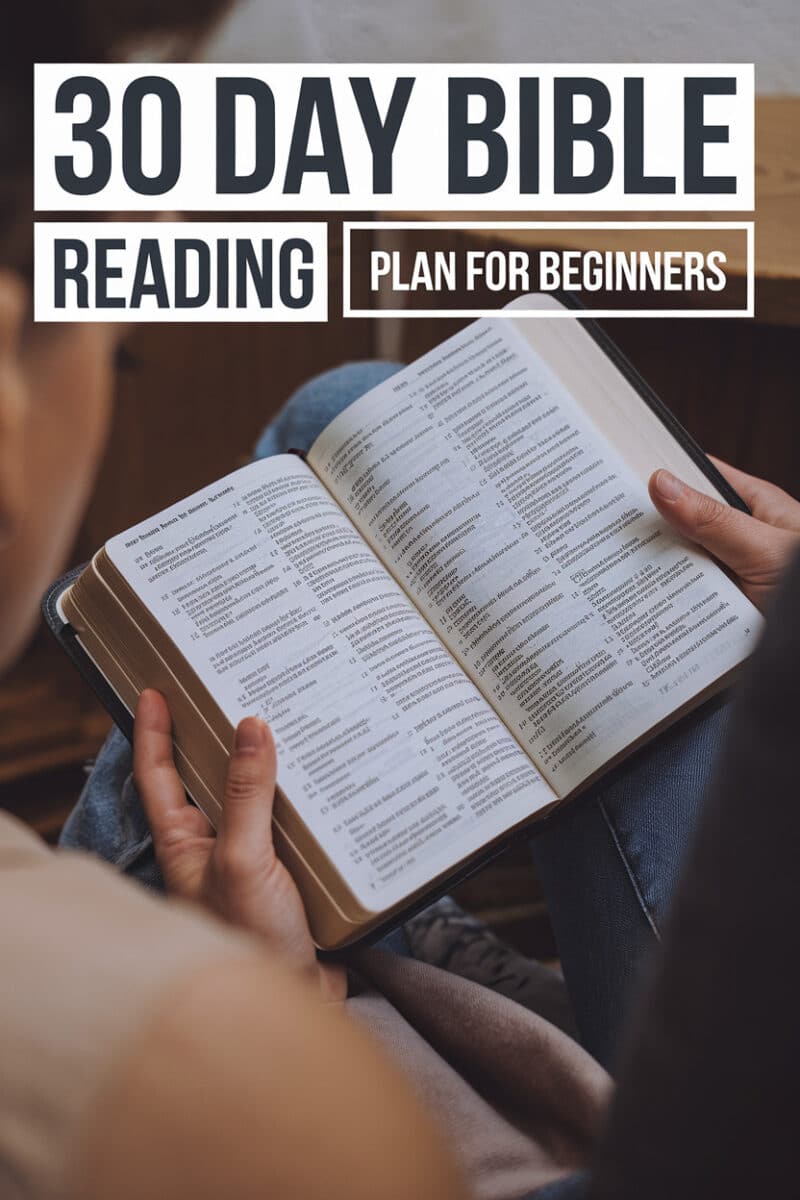 Beginner's Guide: 30 Day Bible Reading Plan for Transformation