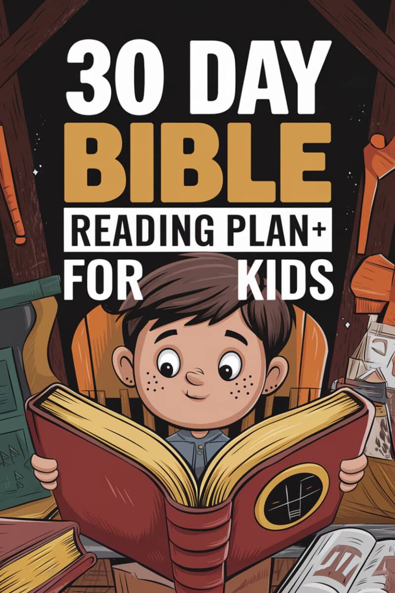 Engage Kids with a 30 Day Bible Reading Plan | Cultivate Faith from an ...