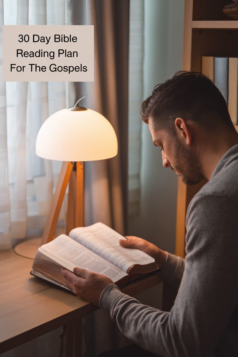 30 Day Bible Reading Plan for the Gospels | Discover the Life of Jesus