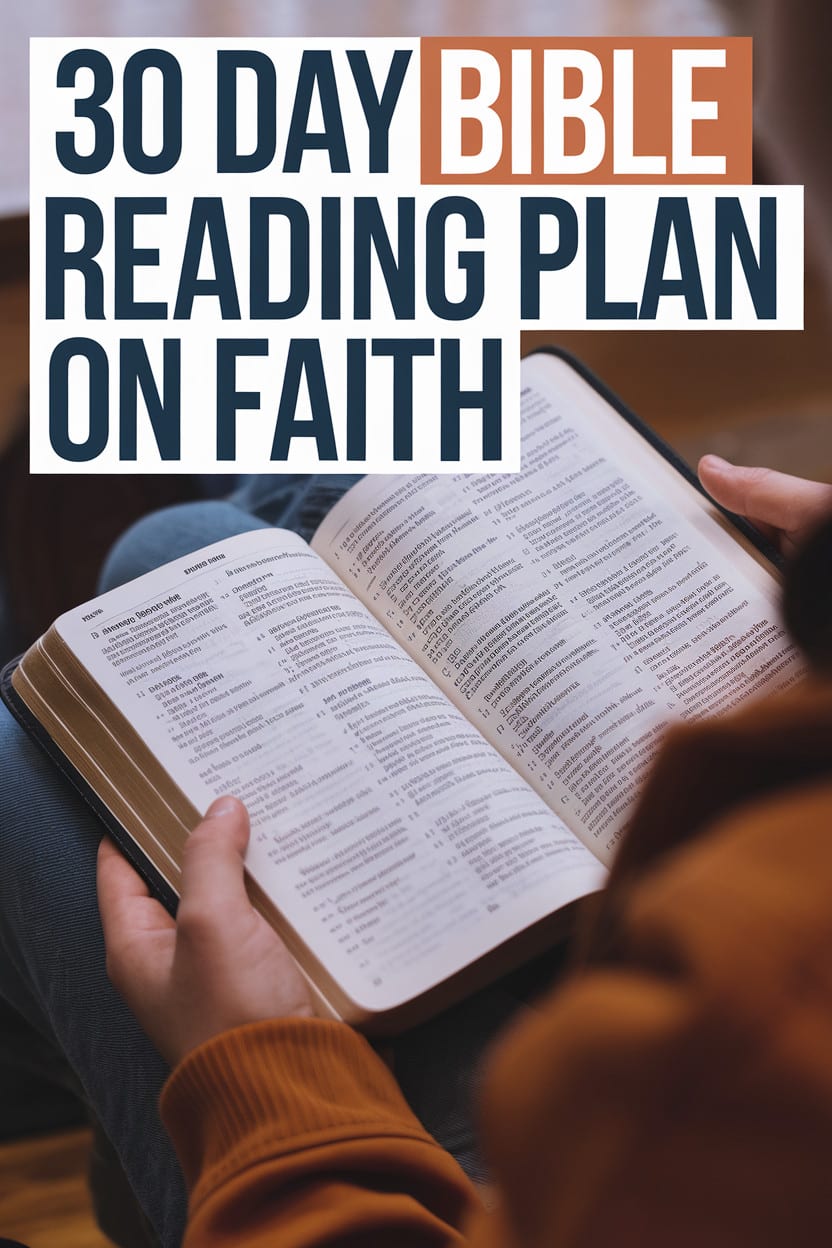 30 Day Bible Reading Plan on Faith - Strengthen Your Christian Walk