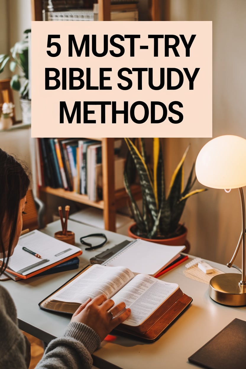 5 Must-Try Bible Study Methods to Deepen Your Faith