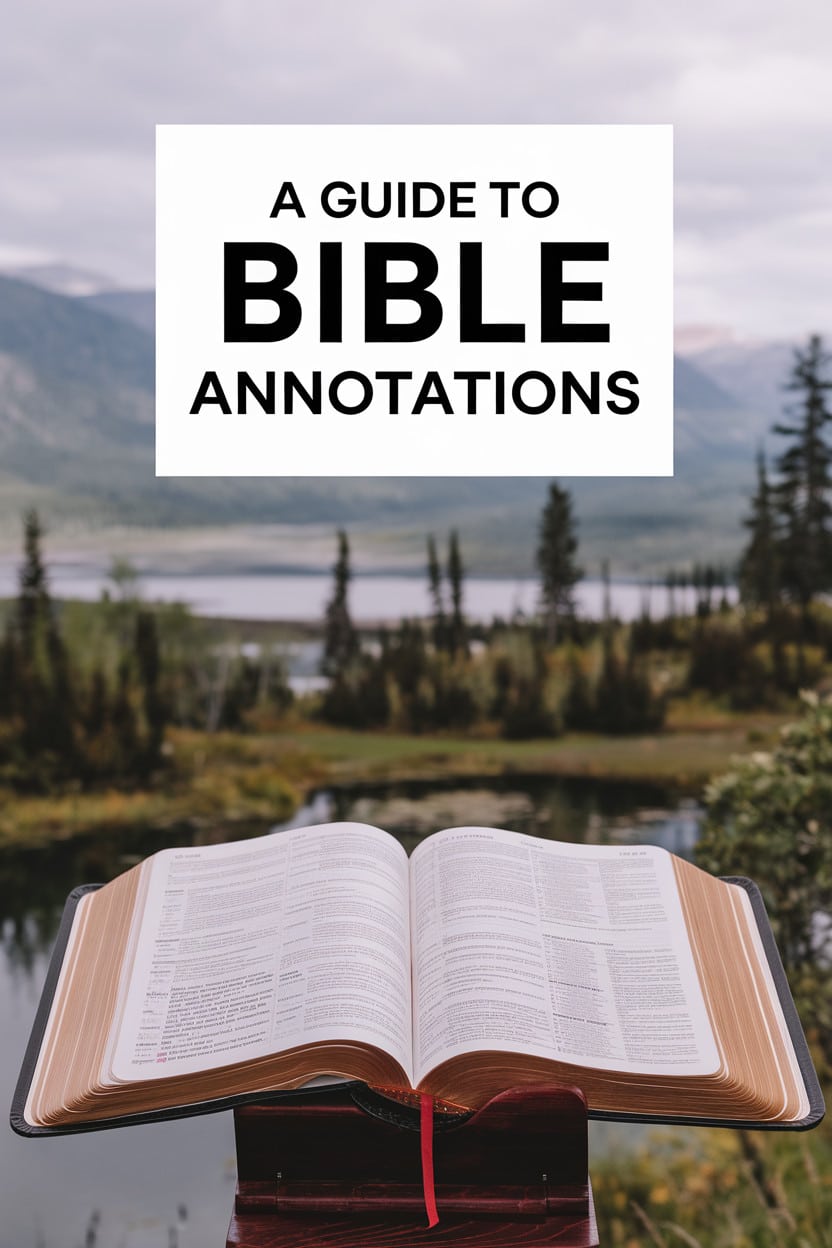 Bible Annotations: Enhance Scripture Study with Effective Marking