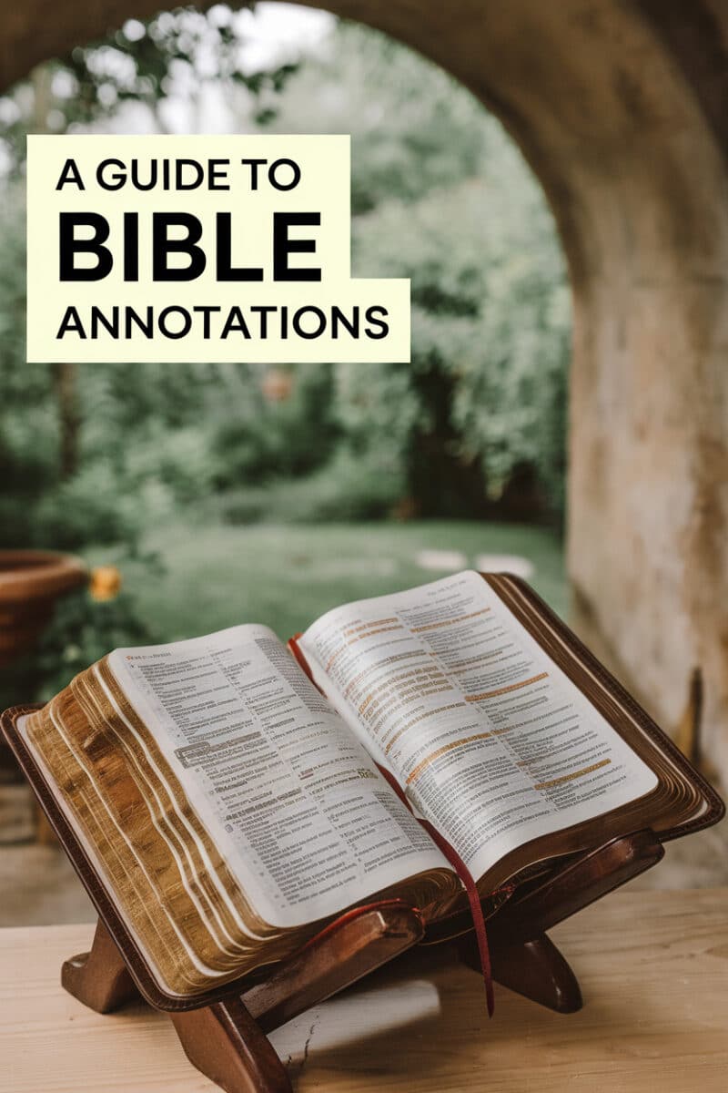 Bible Annotations: Enhance Scripture Study with Effective Marking