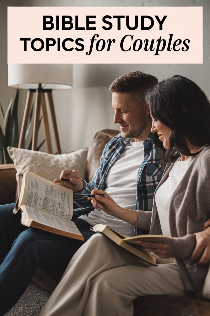 15 Bible Study Topics Couples Will Love Together