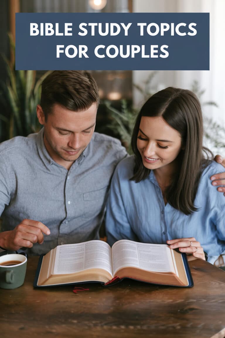 15 Bible Study Topics Couples Will Love Together