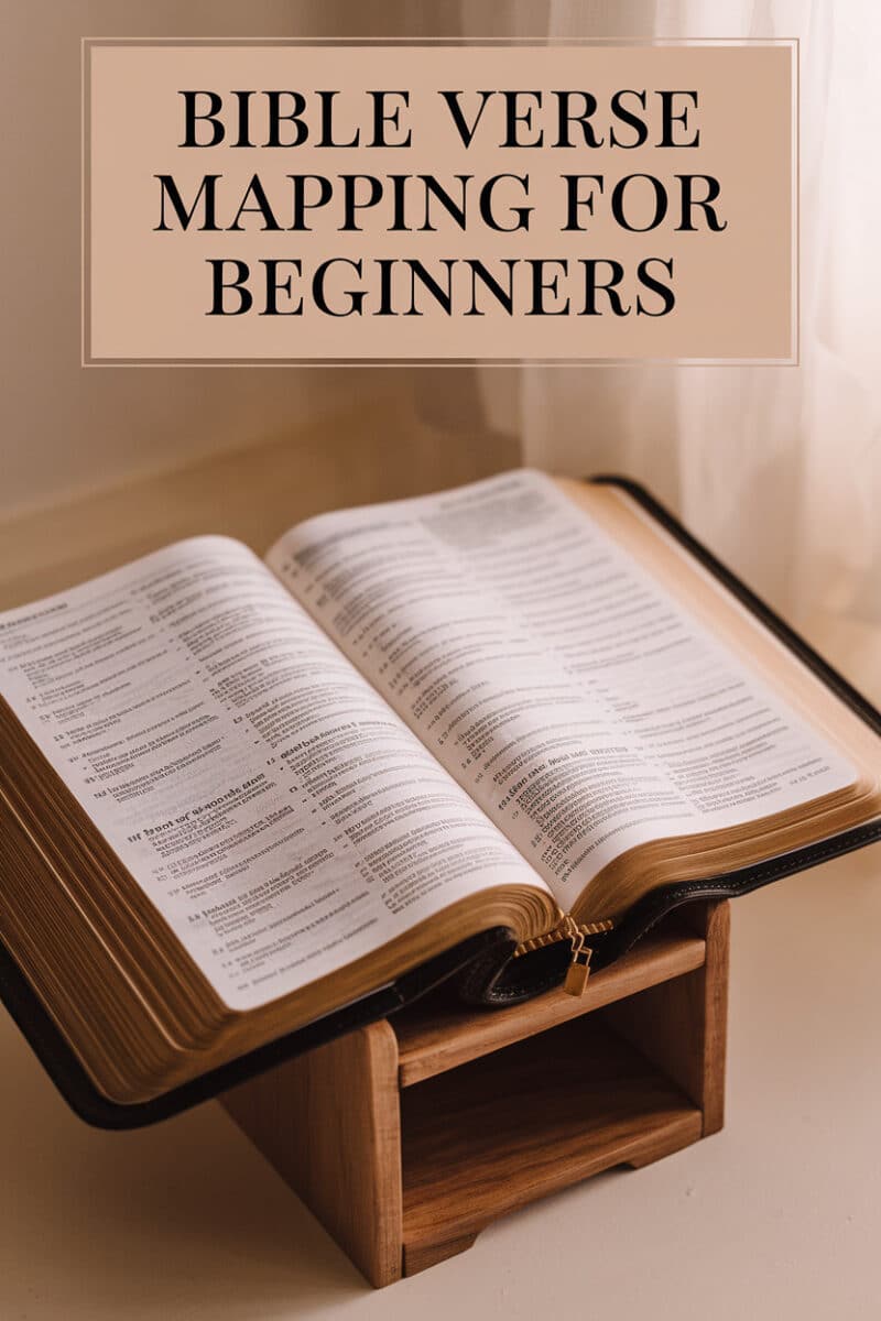 Beginner's Guide to Bible Verse Mapping: Deepen Your Scripture Engagement