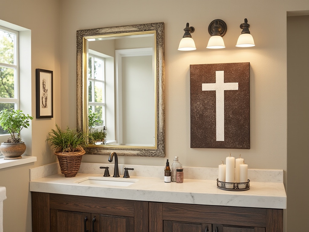 Religious Bathroom Decor