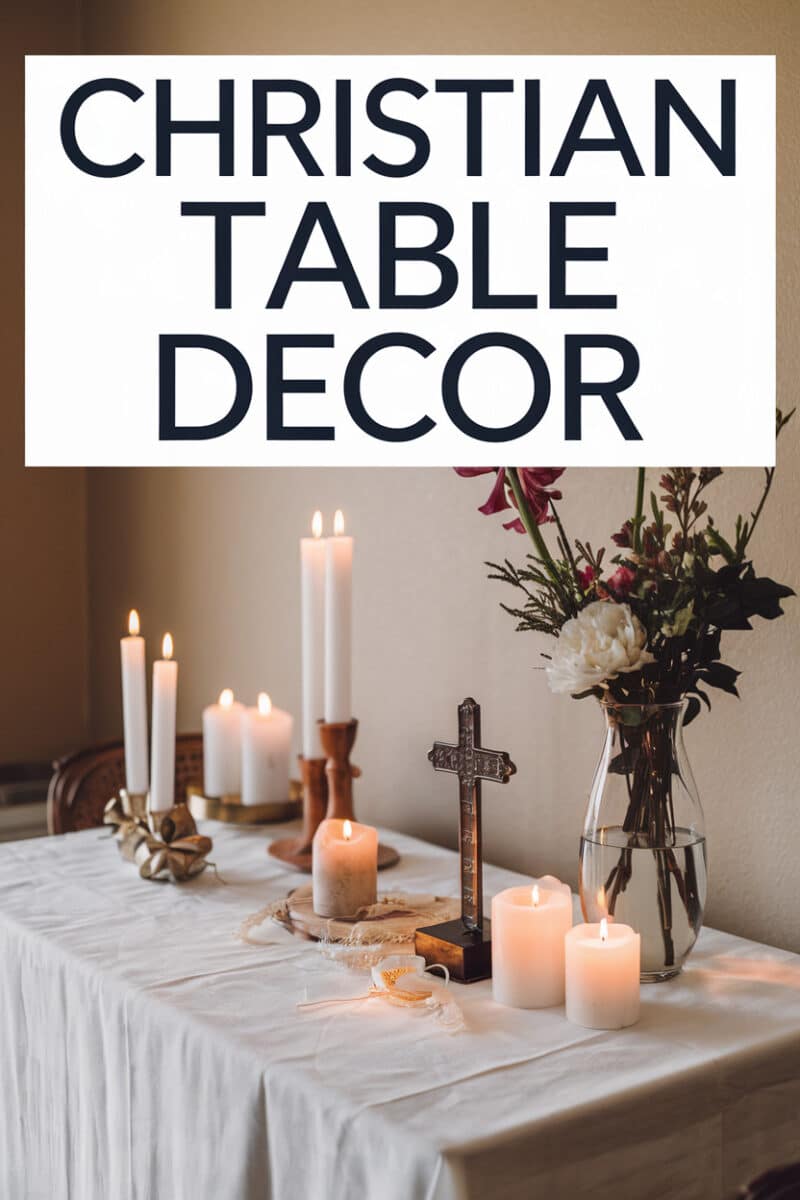 Elegant Christian Table Decor Ideas for Gatherings