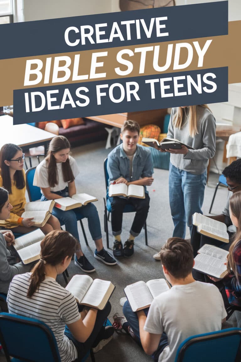 Engaging Bible Study Ideas for Teens: Fun & Interactive Activities