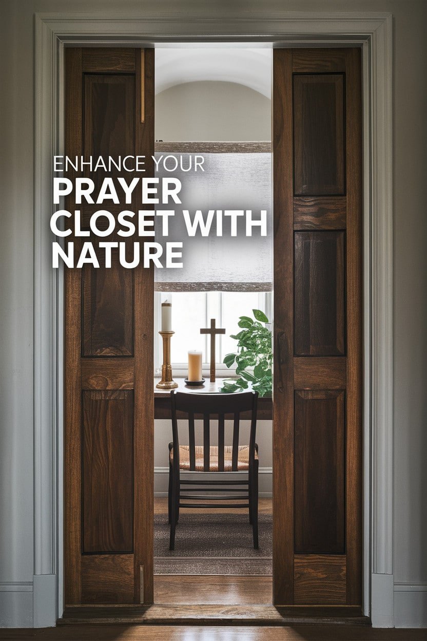 Transform Your Prayer Closet with Nature: Tips for a Spiritual Sanctuary