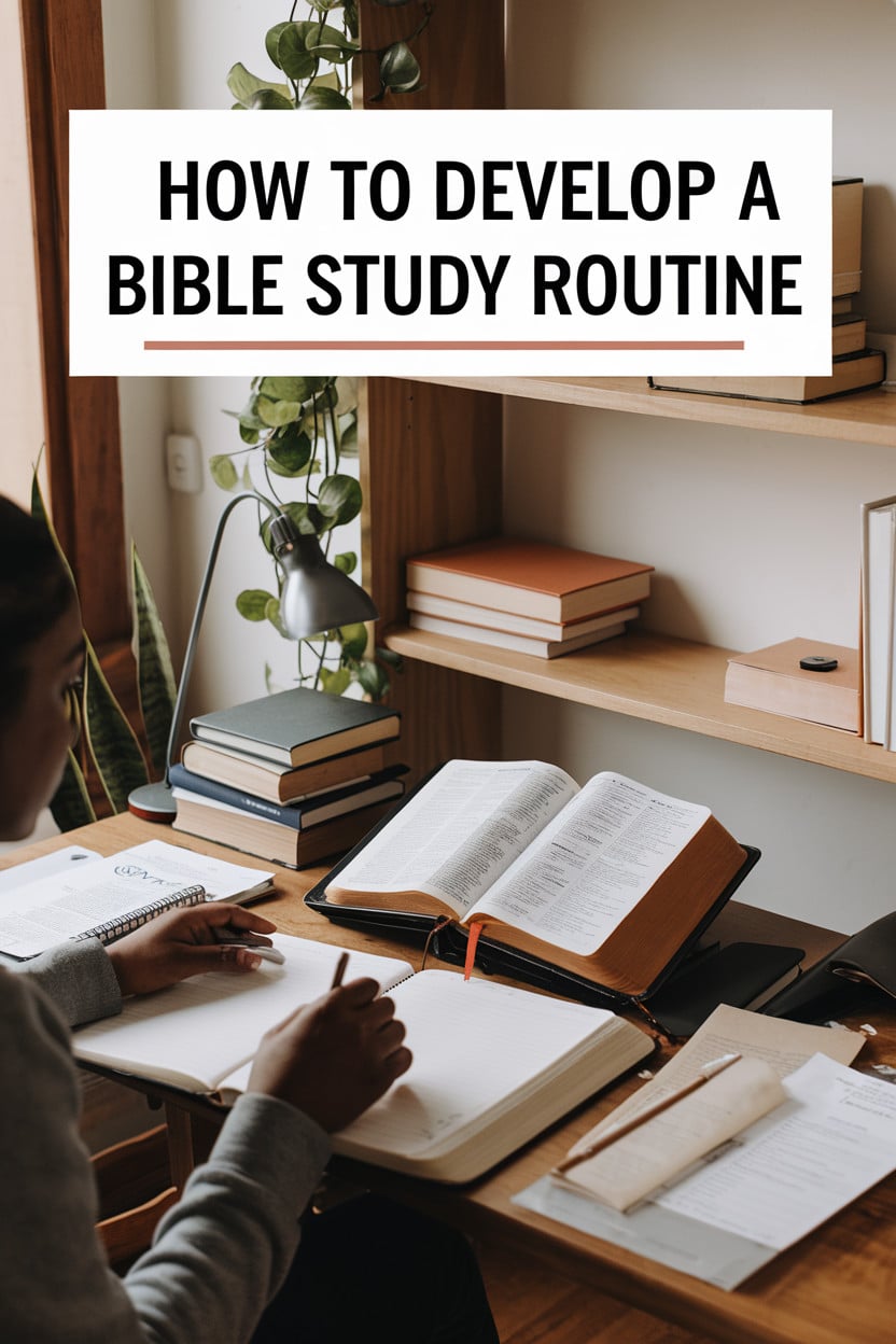 Develop a Bible Study Routine for Spiritual Growth