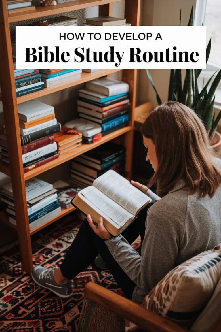Develop a Bible Study Routine for Spiritual Growth