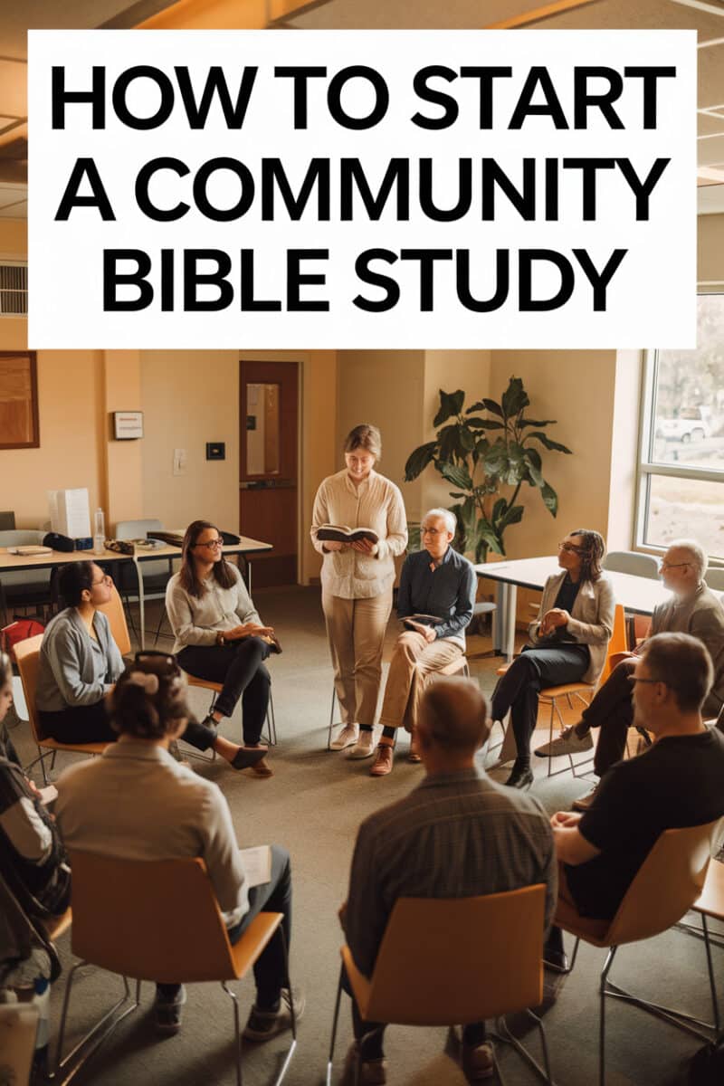 Start a Community Bible Study: Step-by-Step Guide
