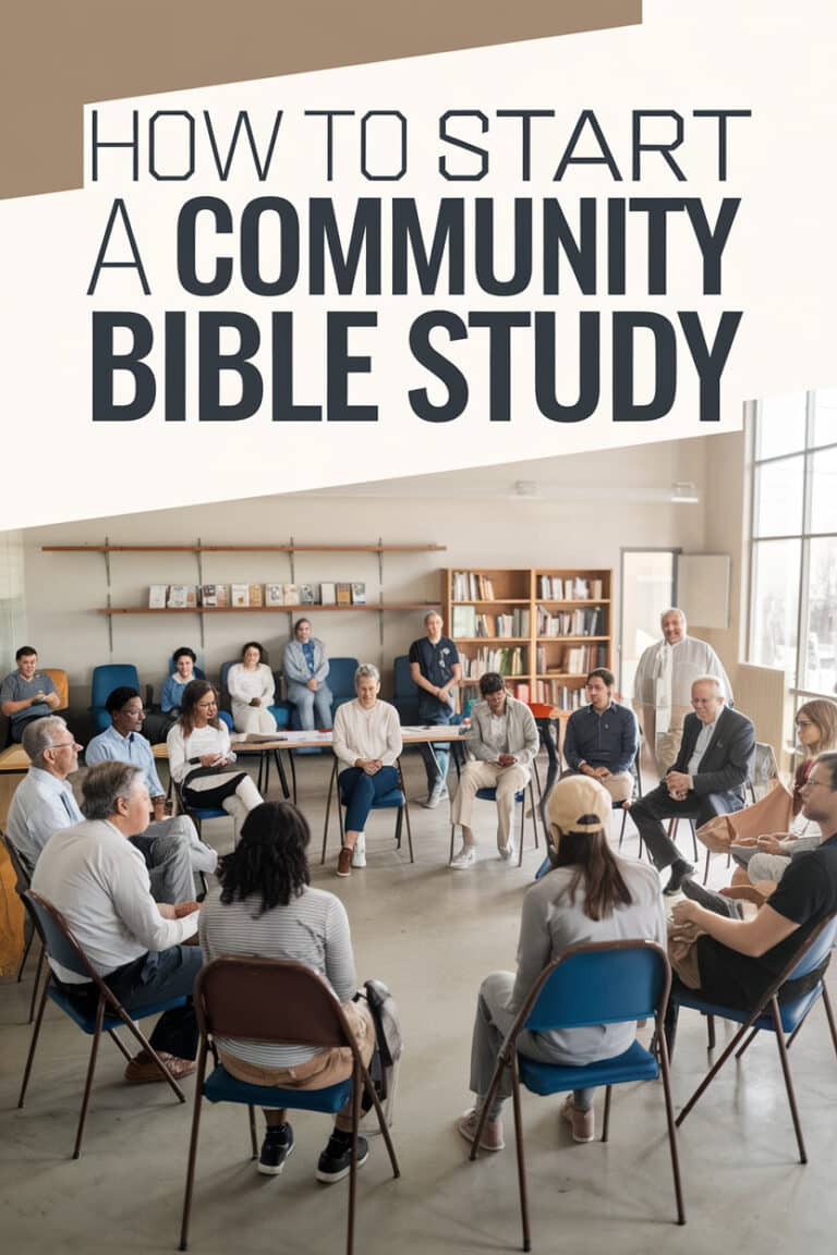 Start a Community Bible Study: Step-by-Step Guide