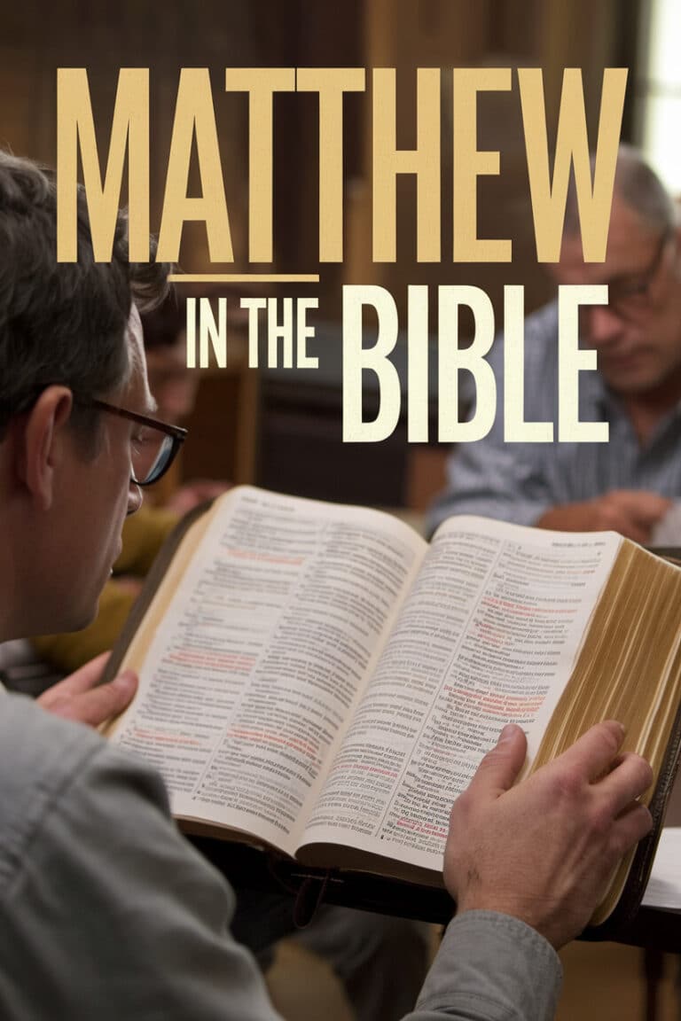 Matthew: From Tax Collector to Apostle of Transformation