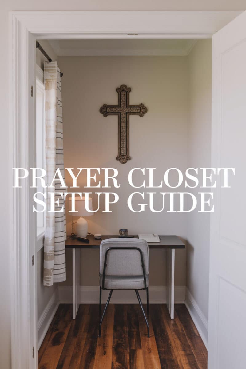 Elevate Your Spiritual Journey: Ultimate Prayer Closet Setup Guide