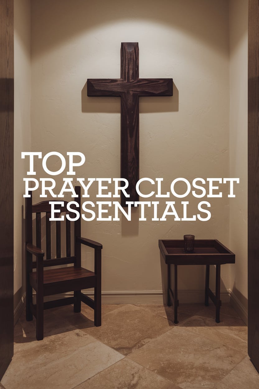 Enhance Your Spiritual Connection with Essential Prayer Closet Items