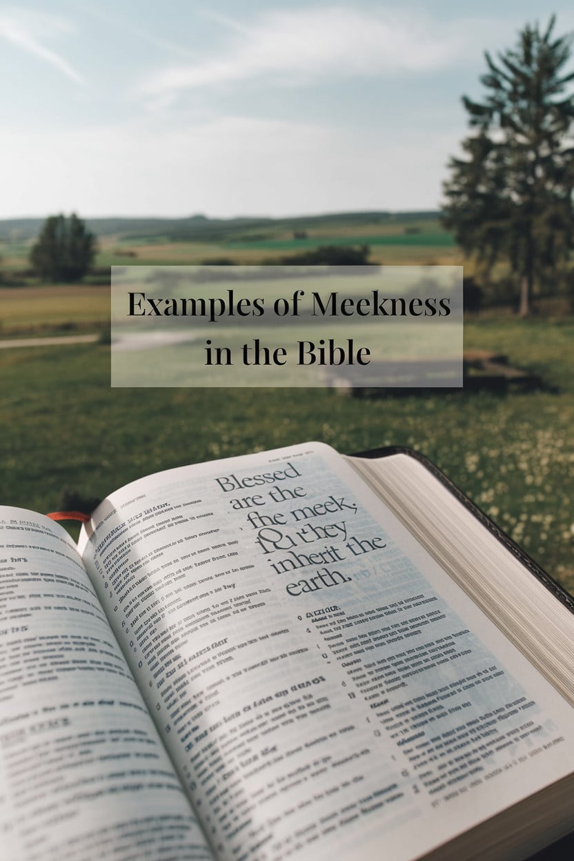Examples of Meekness in the Bible: The Power of Humility