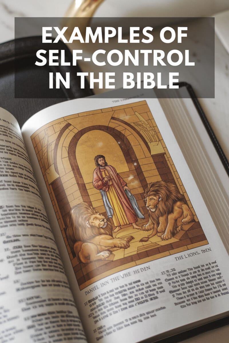 Self-Control in the Bible: Learn from Biblical Heroes