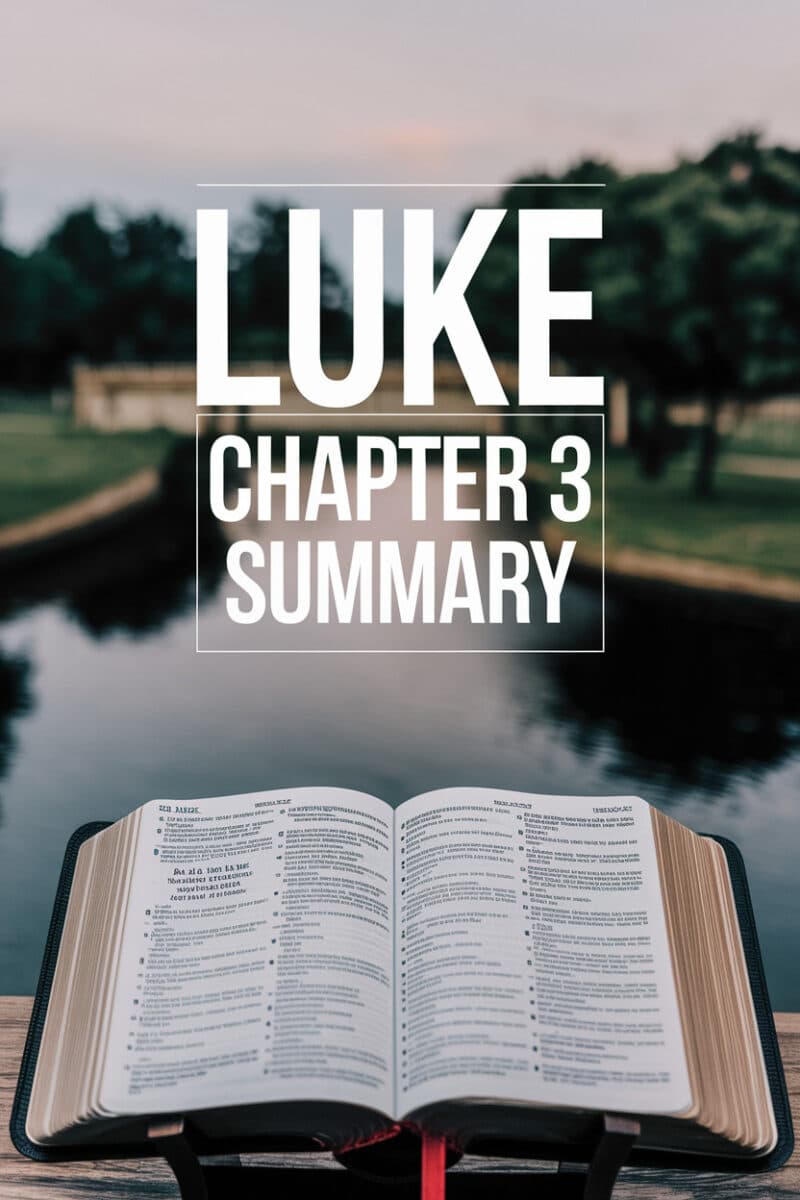 Exploring John's Ministry and Jesus' Baptism in Luke 3