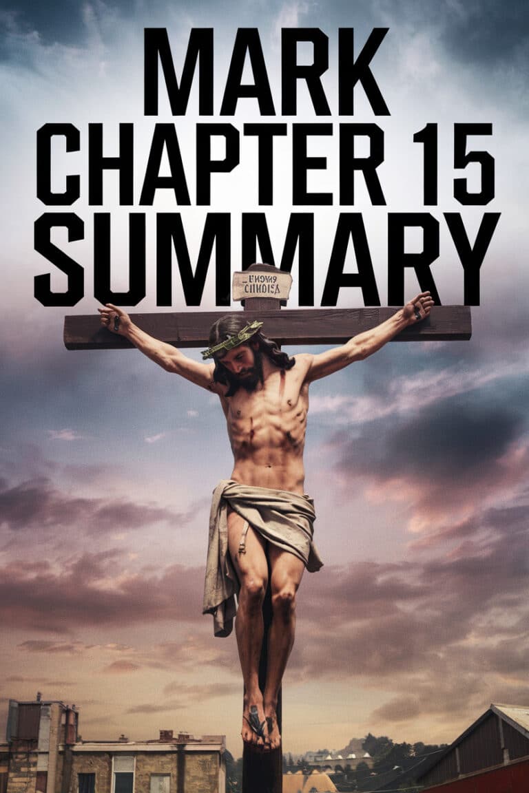 The Crucifixion and Burial of Jesus: Mark 15 Summary