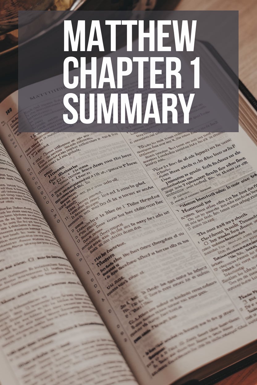 Discover Jesus' Lineage: Insights from Matthew 1