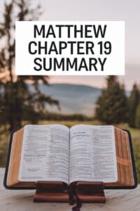 Jesus on Marriage, Divorce, and Eternal Life in Matthew 19