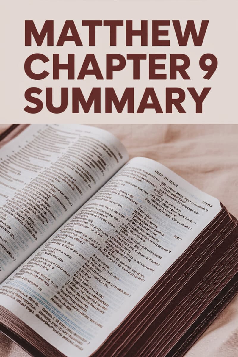 Jesus' Miracles in Matthew 9: A Heartfelt Summary