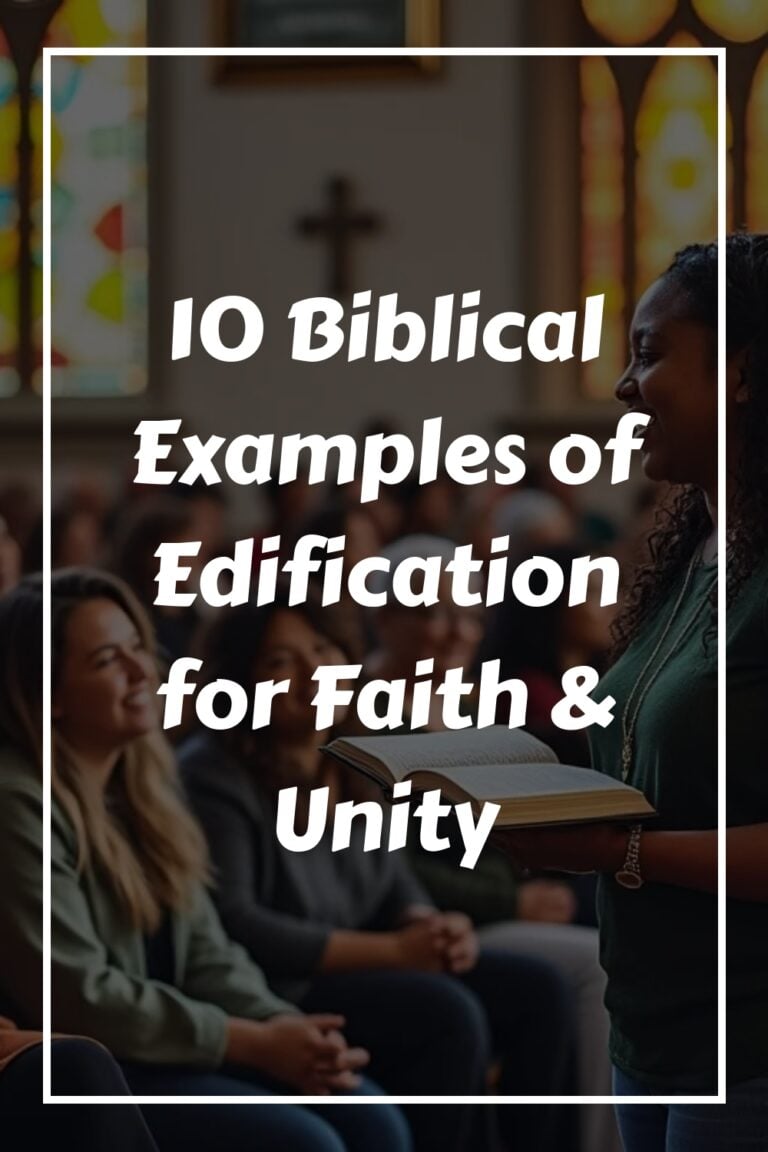 10 Biblical Examples of Edification for Faith & Unity