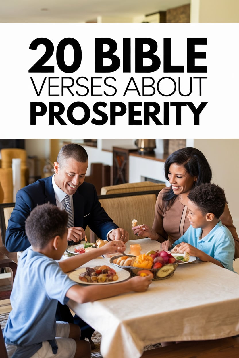 20 Uplifting Bible Verses About True Prosperity