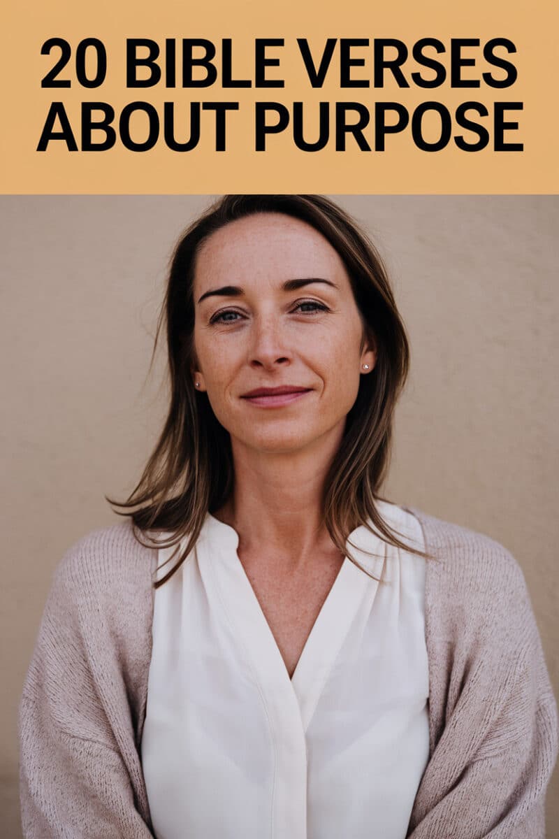 20 Bible Verses to Discover Your Life's Purpose