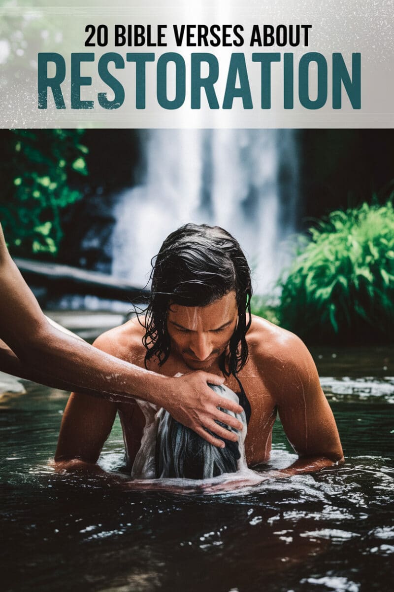 20 Uplifting Bible Verses About Restoration