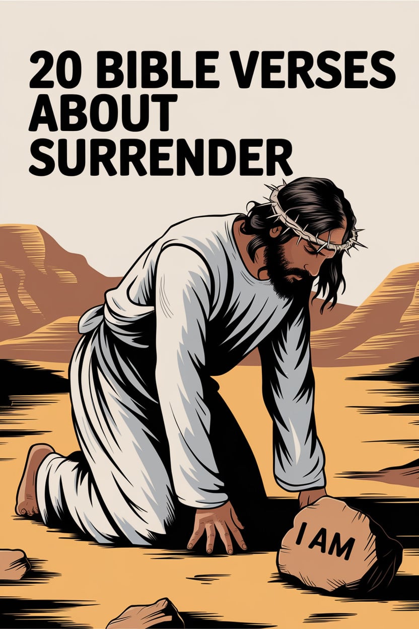 20 Uplifting Bible Verses About Surrendering to God