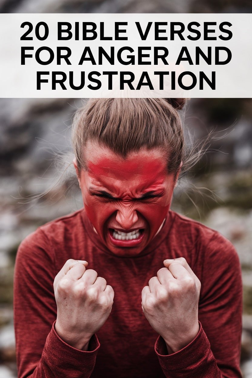 20 Bible Verses to Calm Anger and Frustration